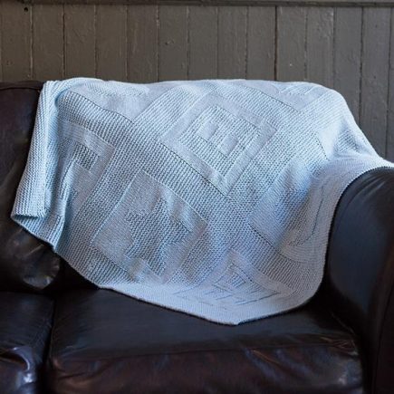 Block Baby Blanket Knitting Patterns - Free Baby Knitting